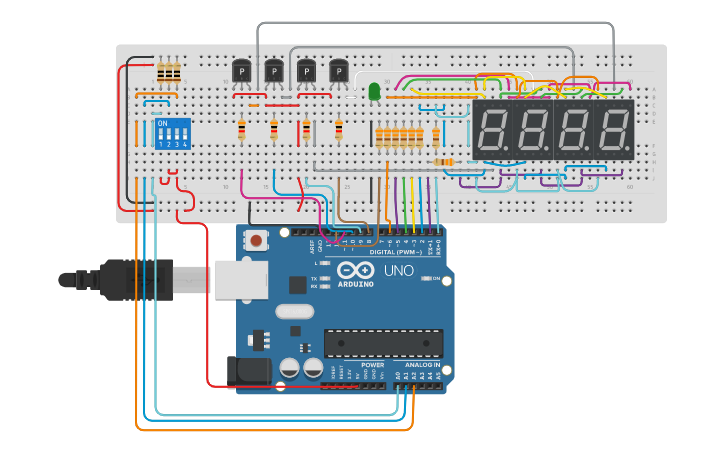 Circuit Design Santiago Trab 4 Display Tinkercad