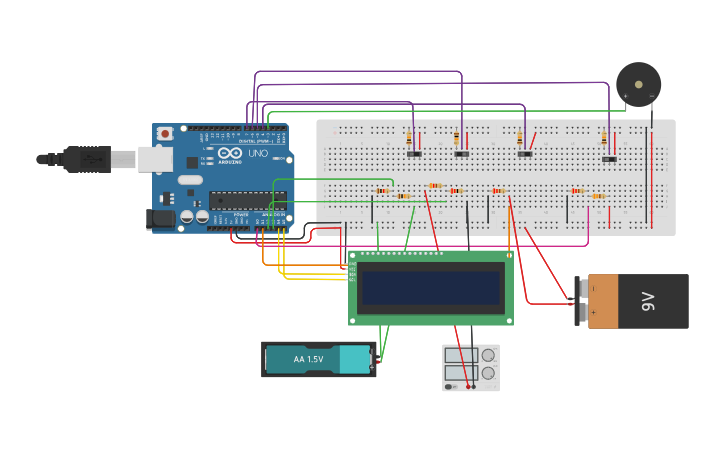 Circuit design MULTIMETER - Tinkercad