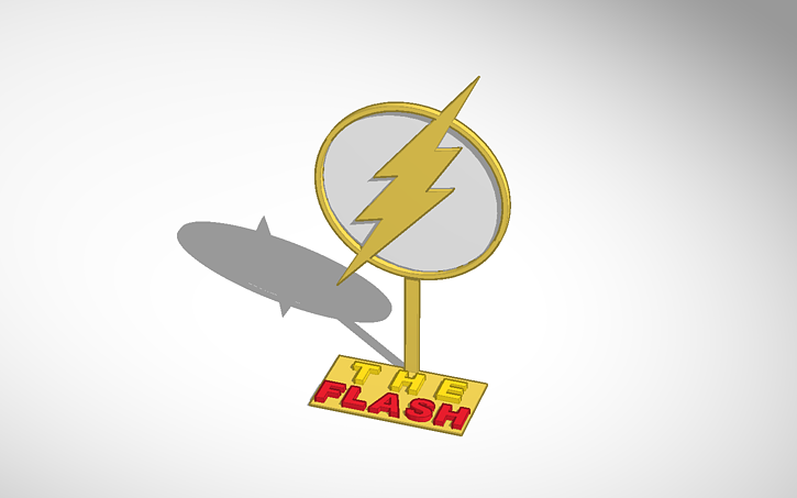3D design Masaüstü The Flash | Tinkercad