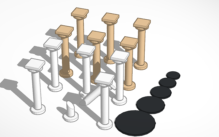 3D design Dense Columns | Tinkercad