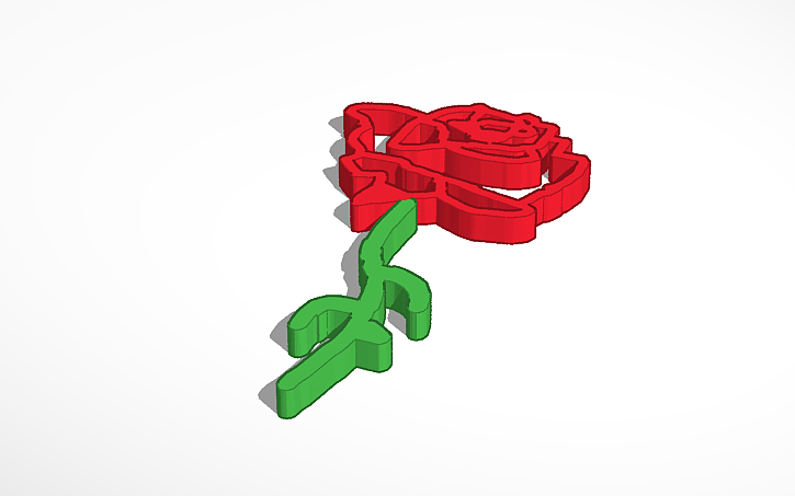 3D design Rosa - Tinkercad