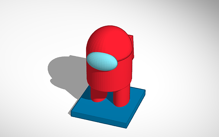 3D design Figure Charcter (Among us) | Tinkercad