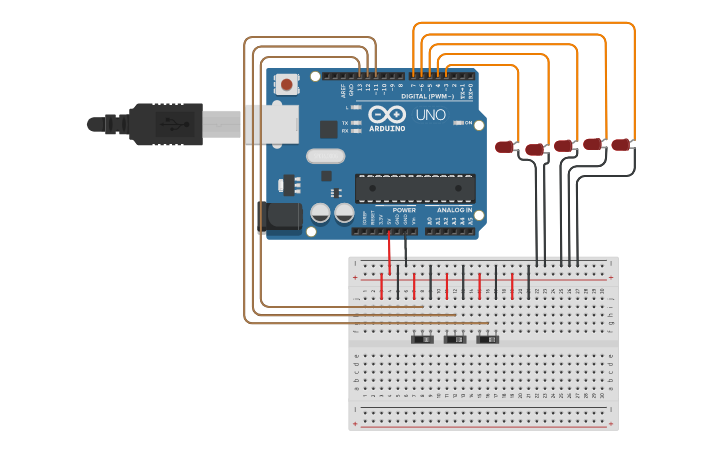 Circuit design TASK 3 | Tinkercad