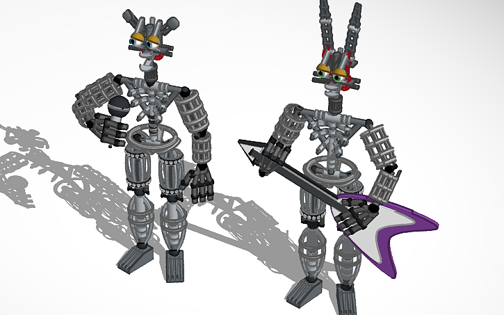 3D design FredBear and SpringBonnie (Endo) - Tinkercad