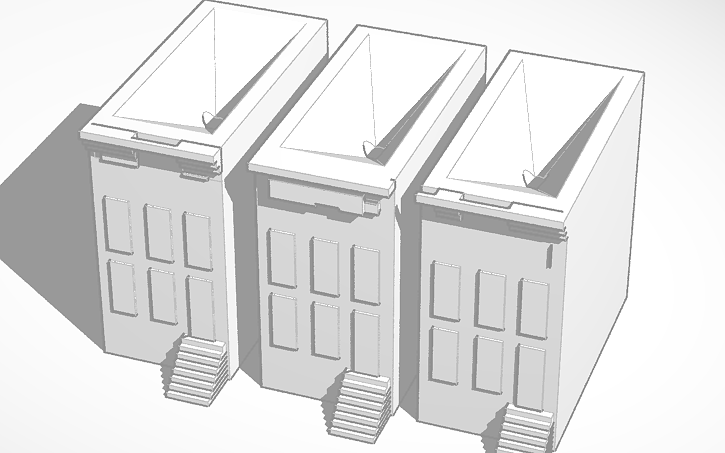3D design buildings - Tinkercad