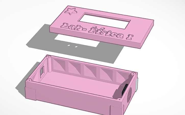 3d Design Copy Of Arduino Mega Casing With Lcd Tinkercad