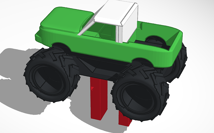 3D design Monster Truck - Tinkercad