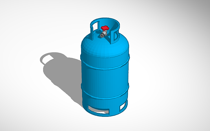 3D design Gas container - Tinkercad