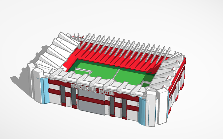 3D design Old Trafford - Tinkercad