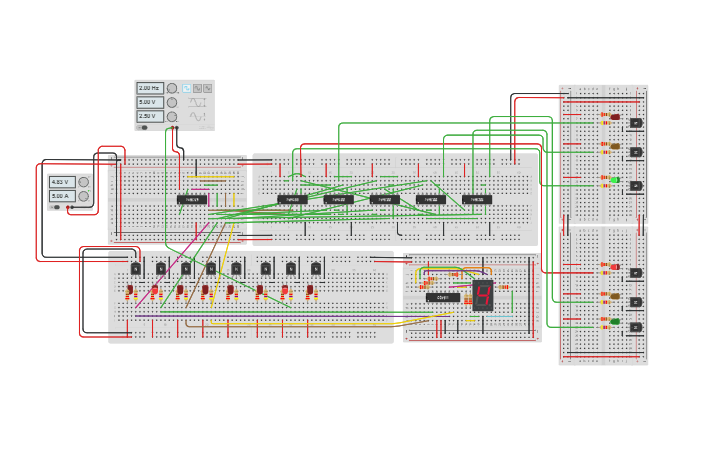 Circuit Design Feux Tricolor Original Tinkercad