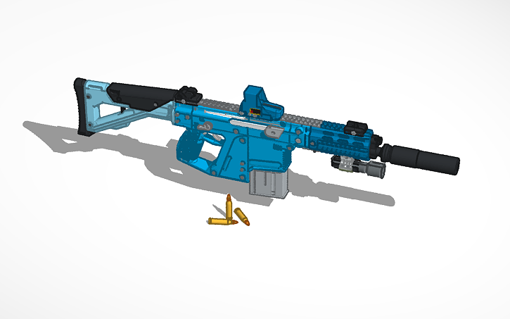 3D design HALO Assault rifle - Tinkercad
