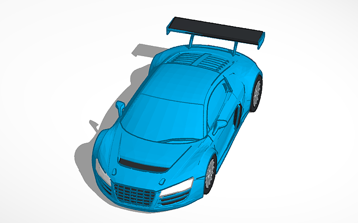 3D design Audi R8 (2021) - Tinkercad