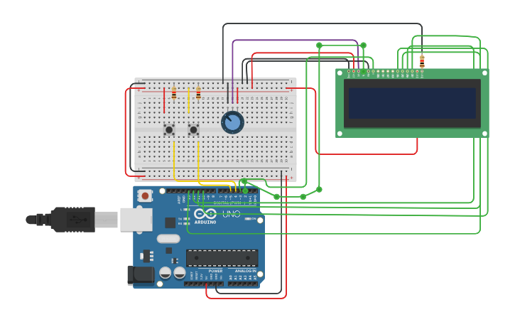 Circuit design timer - Tinkercad