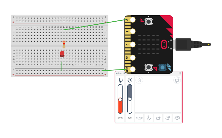 Circuit design Led 2 | Tinkercad