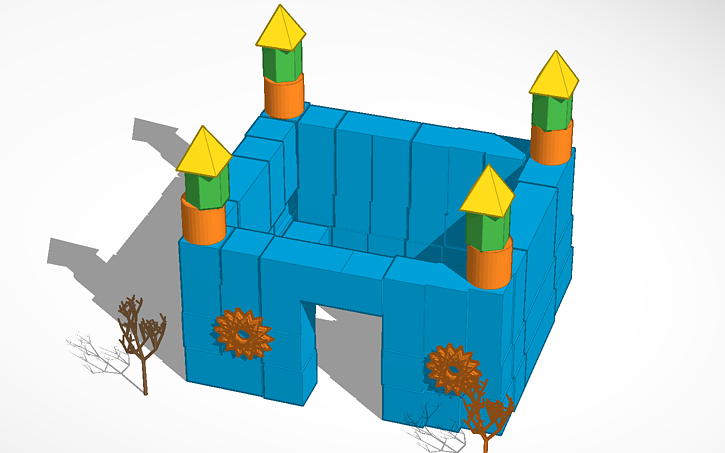 3D design Castle - Tinkercad