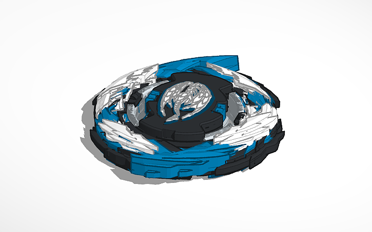 3D design Beyblade Phantom Basilisk (Attack Mode) - Tinkercad