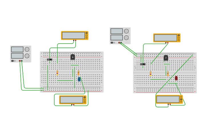 Circuit Design Transistor Sebagai Switching Tinkercad
