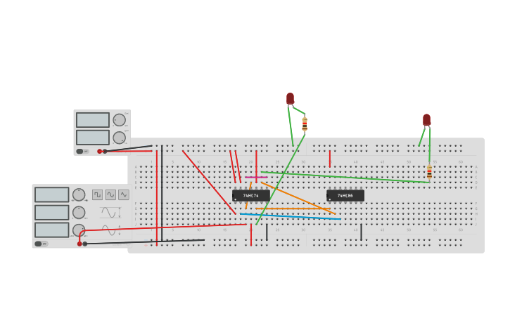 Circuit Design 2 Bit Synchronous Counter Using D Flip Flop Tinkercad