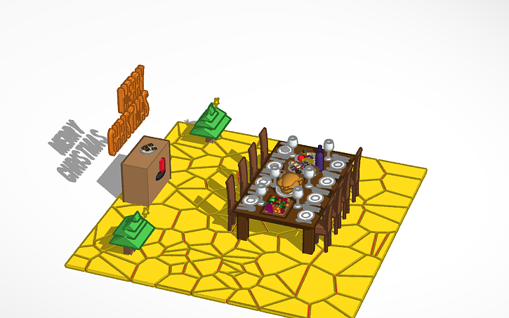 3D design Christmas - Tinkercad