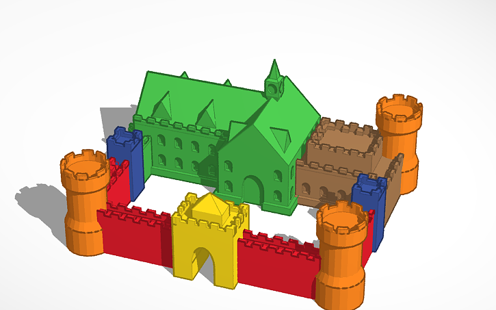 3D design Shadowfall Castle - Tinkercad