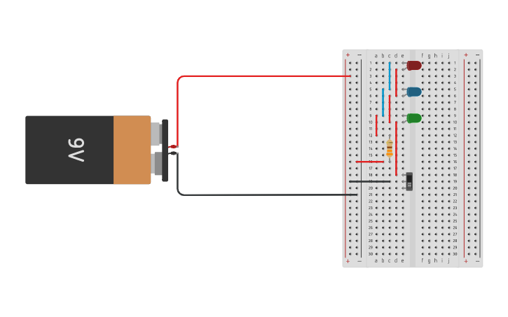 Circuit design circuito paralelo | Tinkercad