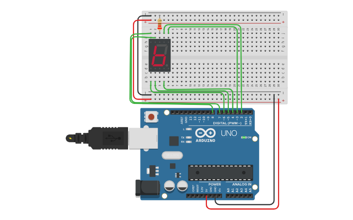 Circuit Design Ssd In Arduino With 5161as Fom Uts Tinkercad