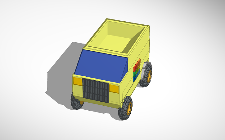3D design DUMP TRUCK - Tinkercad