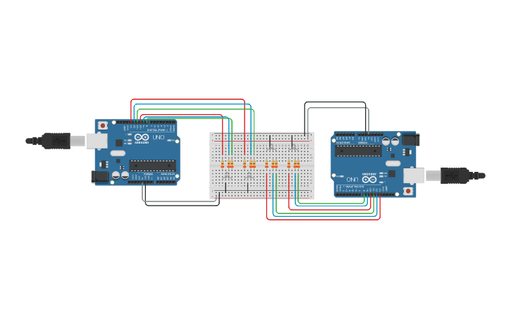 Circuit design incrocio semaforico con arduino - Tinkercad