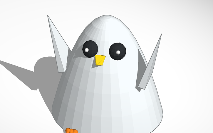 3D design Super Cute Penguin Chick - Tinkercad