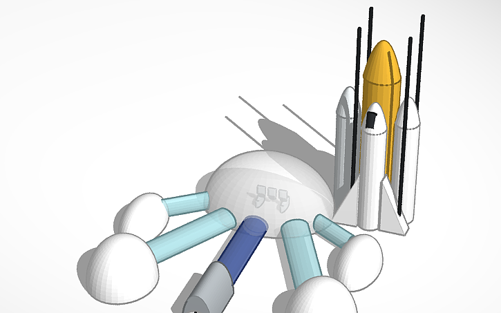 3D design Lunar Base - Yris Maria Lora Goris - Tinkercad