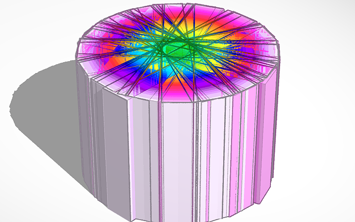 3D design Rainbow static - Tinkercad