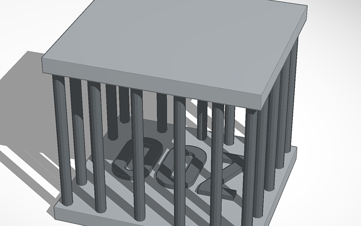 3D design Zoo cage - Tinkercad