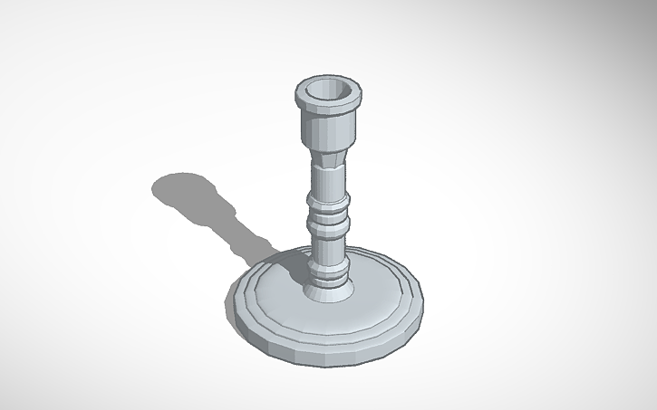 3D design Kerri-Lyn Klassen Candle Stick - Tinkercad