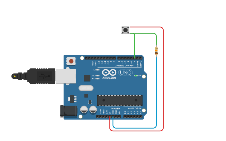 Circuit Design Arduino Interrupt Aufgabe 2 Tinkercad