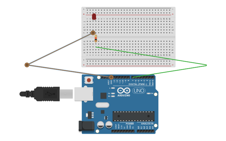 Circuit design Led Yakma - Tinkercad