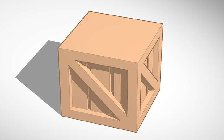 3D design Loot Crate Token | Tinkercad