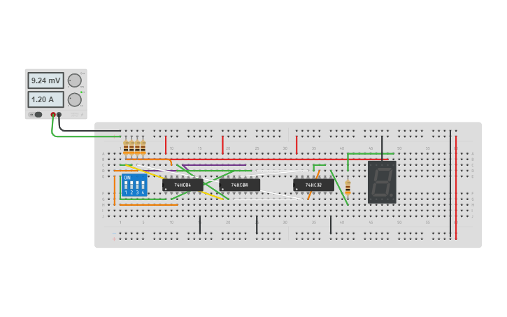Circuit design Problema de examen | Tinkercad