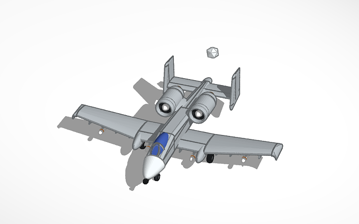 3D design fighter jet | Tinkercad