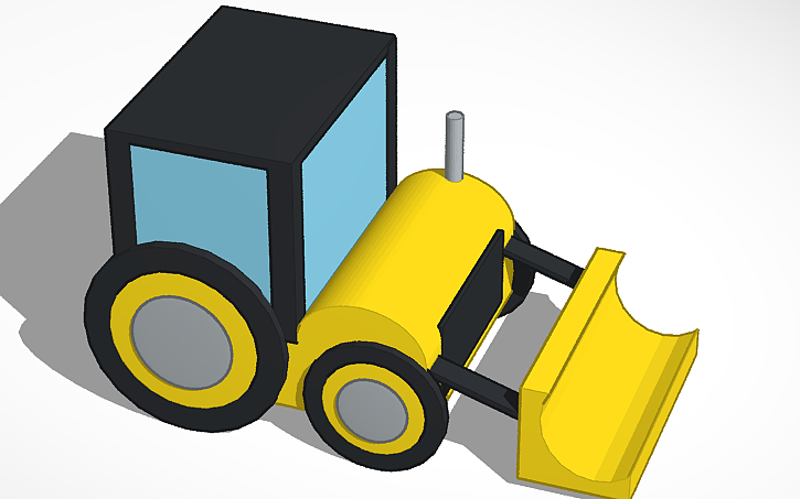 3D design Tractor - Tinkercad