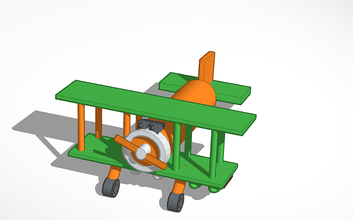 3D design Irish Aircraft - Tinkercad