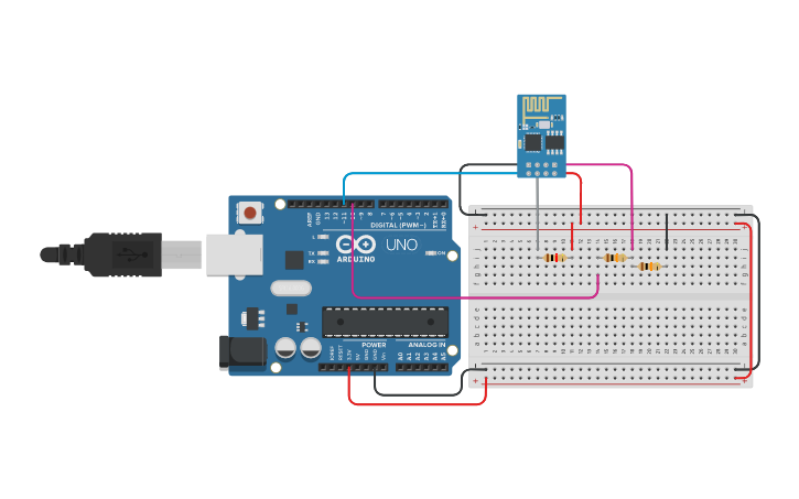 Circuit Design Wi Fi With Esp8266 Tinkercad