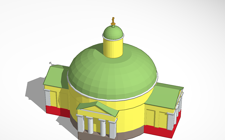 3D design Church - Tinkercad
