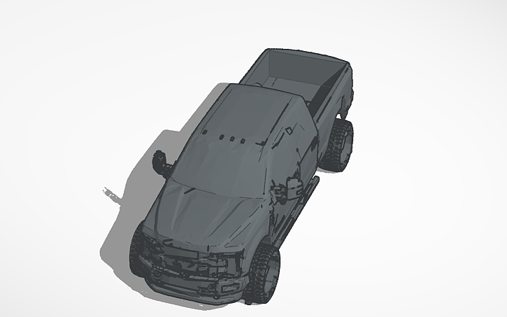 3D design ford f250 powerstroke 6.7 liter - Tinkercad