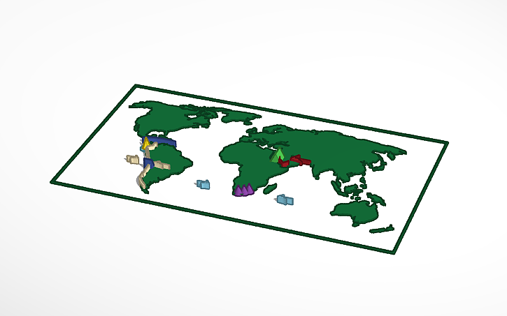 3D design Willow Vaughn Model of the earth | Tinkercad