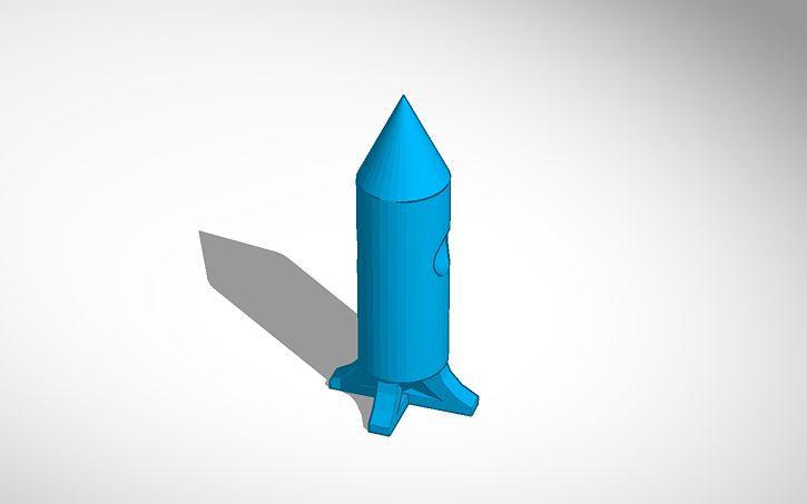 3D design Rocket Ship | Tinkercad