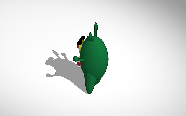 3D design Plankton Cartoon - Tinkercad