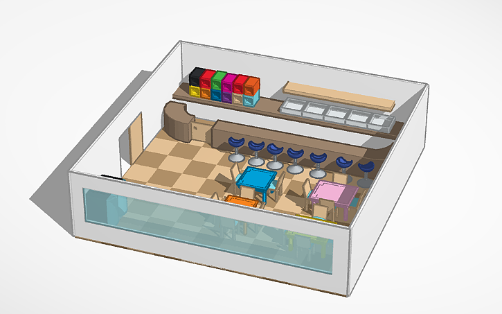 3D design Bar Andrés - Tinkercad