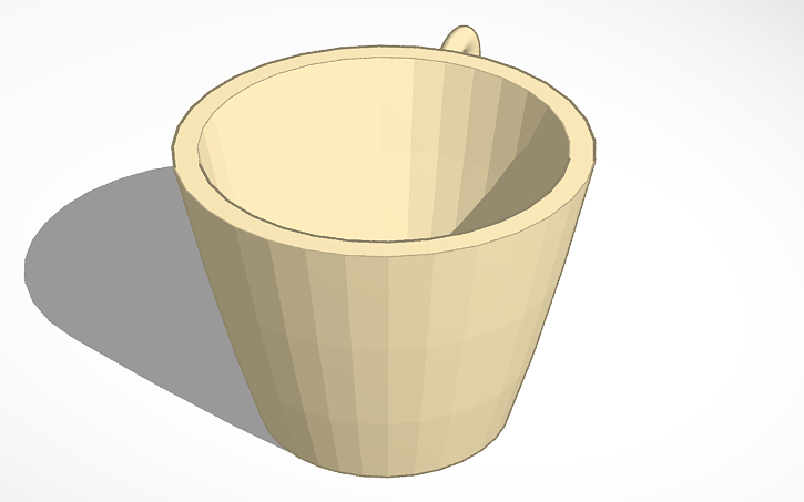 3D design Cup - Tinkercad