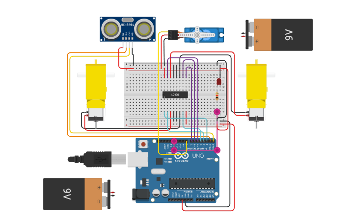 Circuit design Proyecto de catedra - Tinkercad