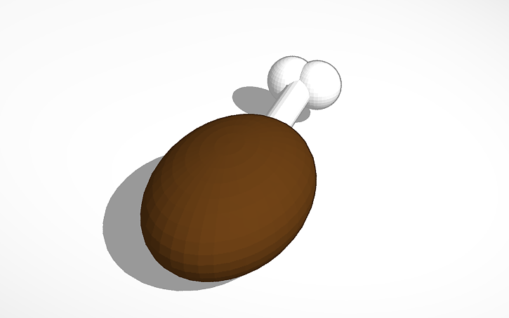 3D design meat - Tinkercad